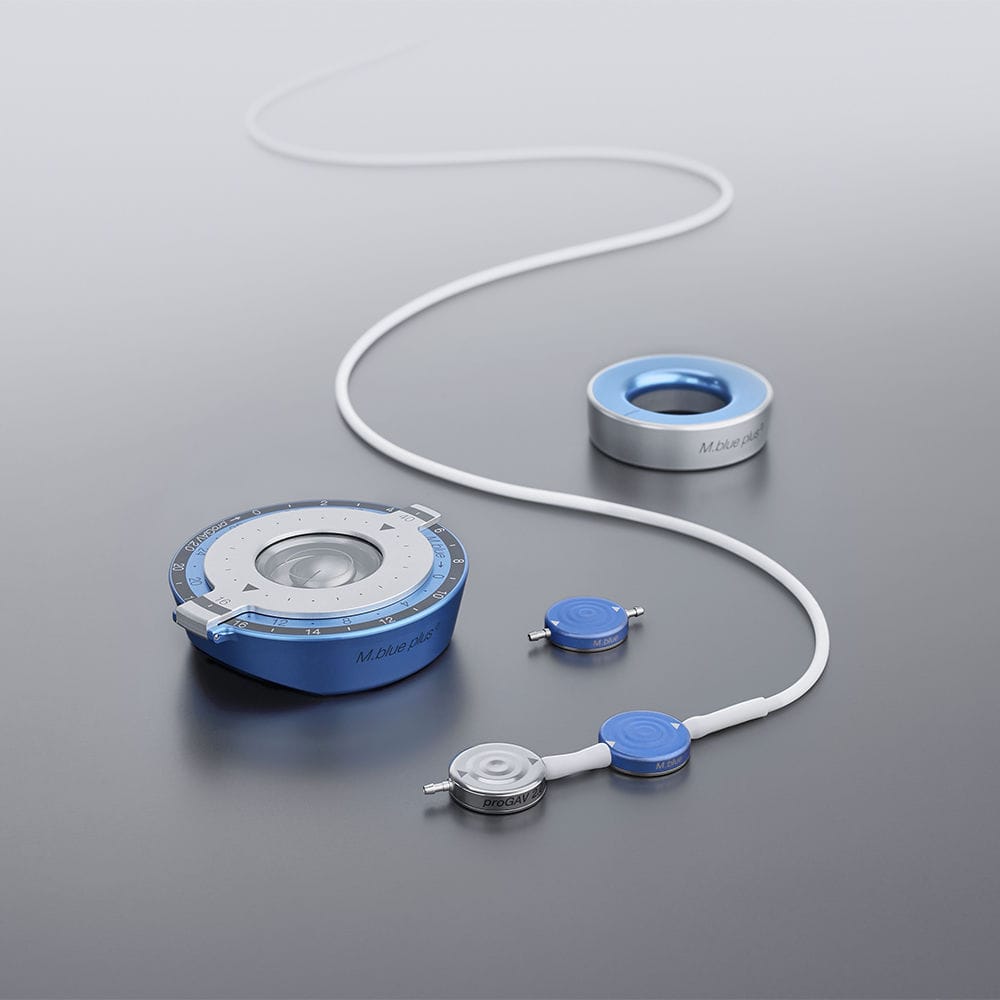 Adjustable pressure hydrocephalus shunt valve - MIETHKE M.blue ...