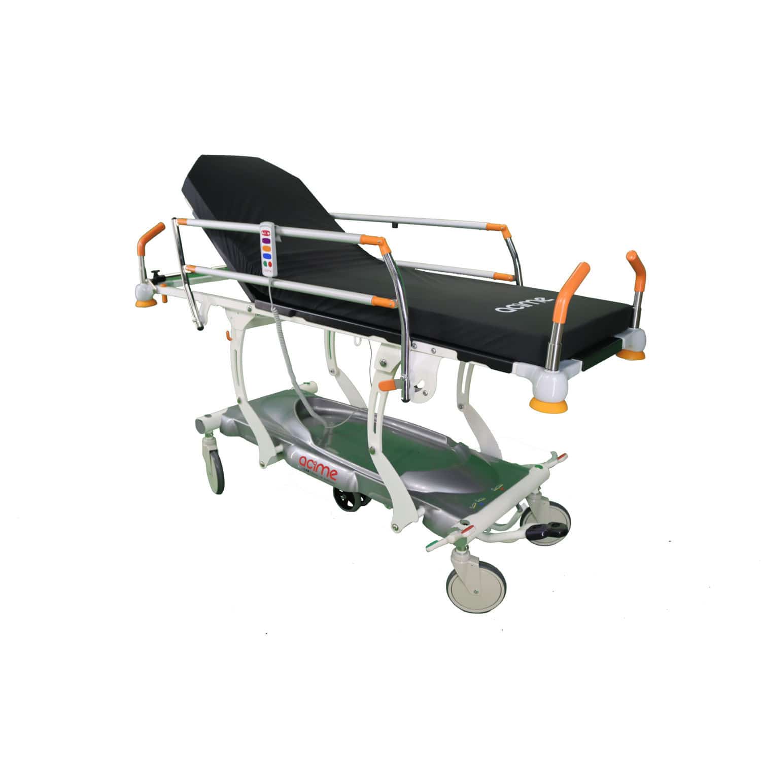 Transport stretcher trolley - Skiff Ambu - Acime Frame - emergency ...