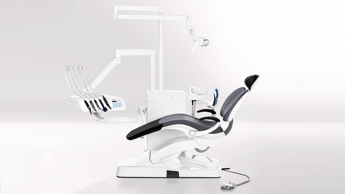 Ambidextrous dental unit - INTEGO Ambidextre - Dentsply Sirona - with ...
