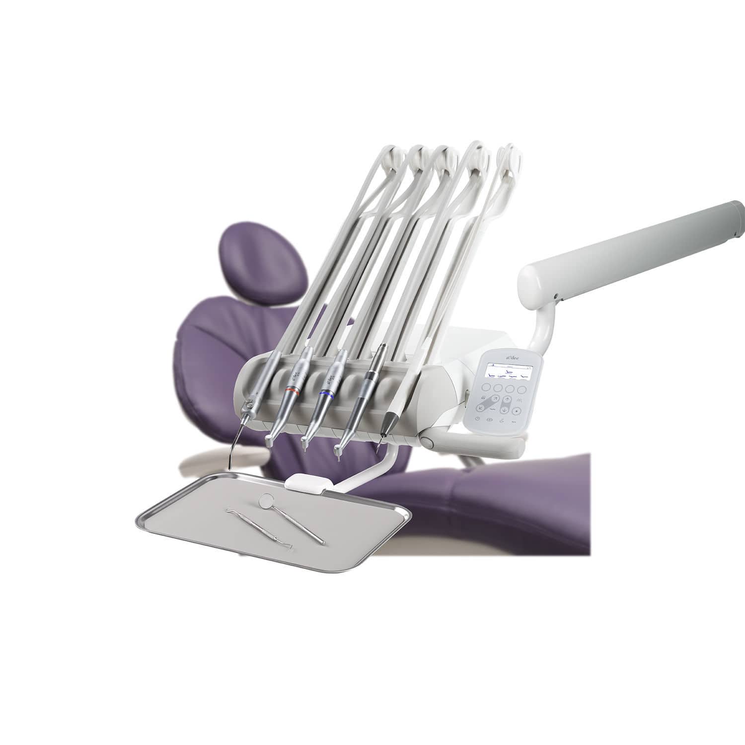 Hydraulic dental chair - A-dec 400 - A-dec - fixed / height adjustable ...