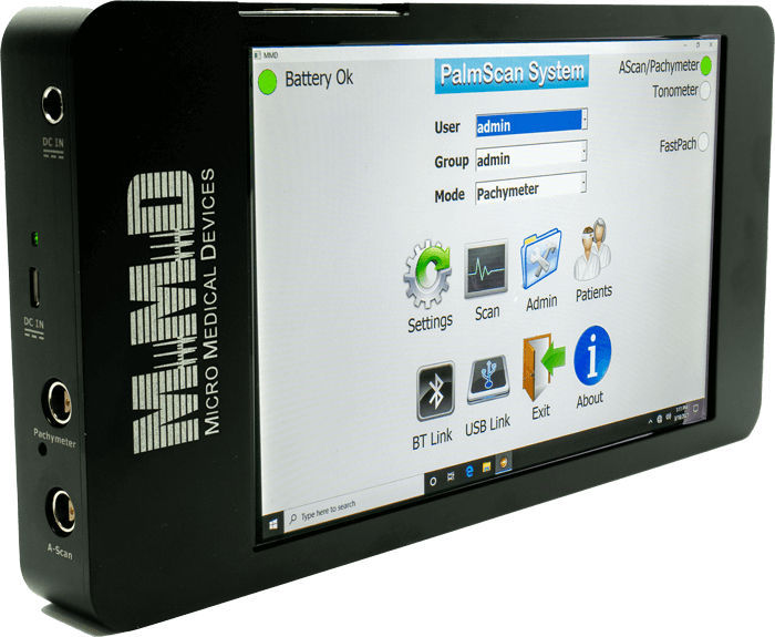 Pachymeter - PALMSCAN PRO - Micro Medical Devices - ultrasound biometer ...
