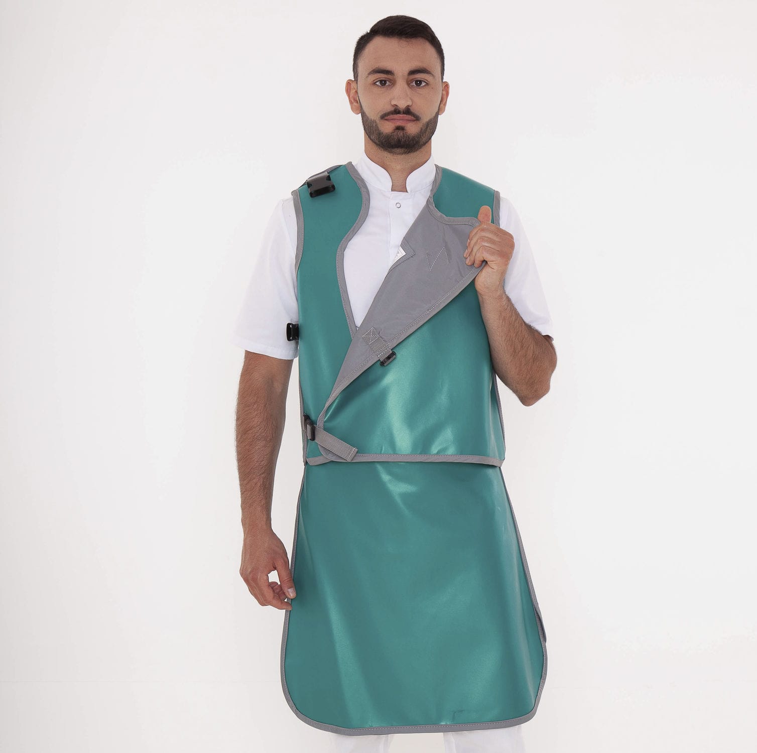 Front protection X-ray protective apron - H - Promega - side protection ...