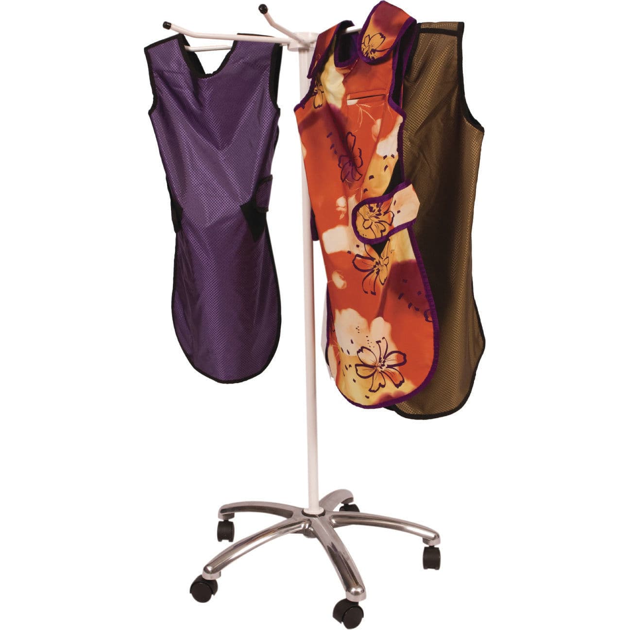 Mobile X-ray apron rack - 817 - Shielding International
