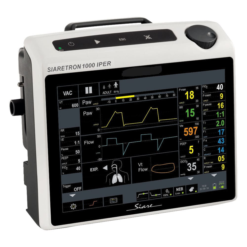 Resuscitation ventilator - SIARETRON 1000 IPER - Siare - for hyperbaric ...