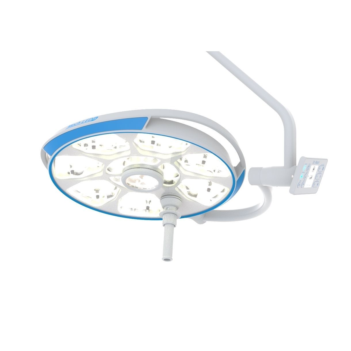 Ceiling-mounted surgical light - 6MC - Dr. Mach - LED