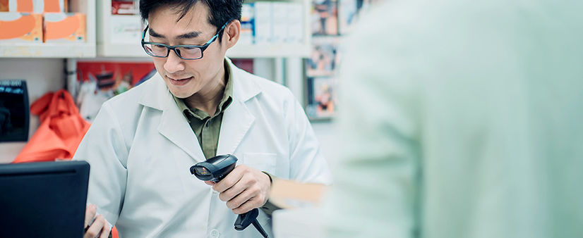 Laboratory barcode scanner - GS1 - Fresenius Kabi - 1D / 2D