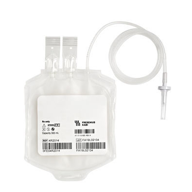 Single blood bag - 4R series - Fresenius Kabi - quadruple / PVC