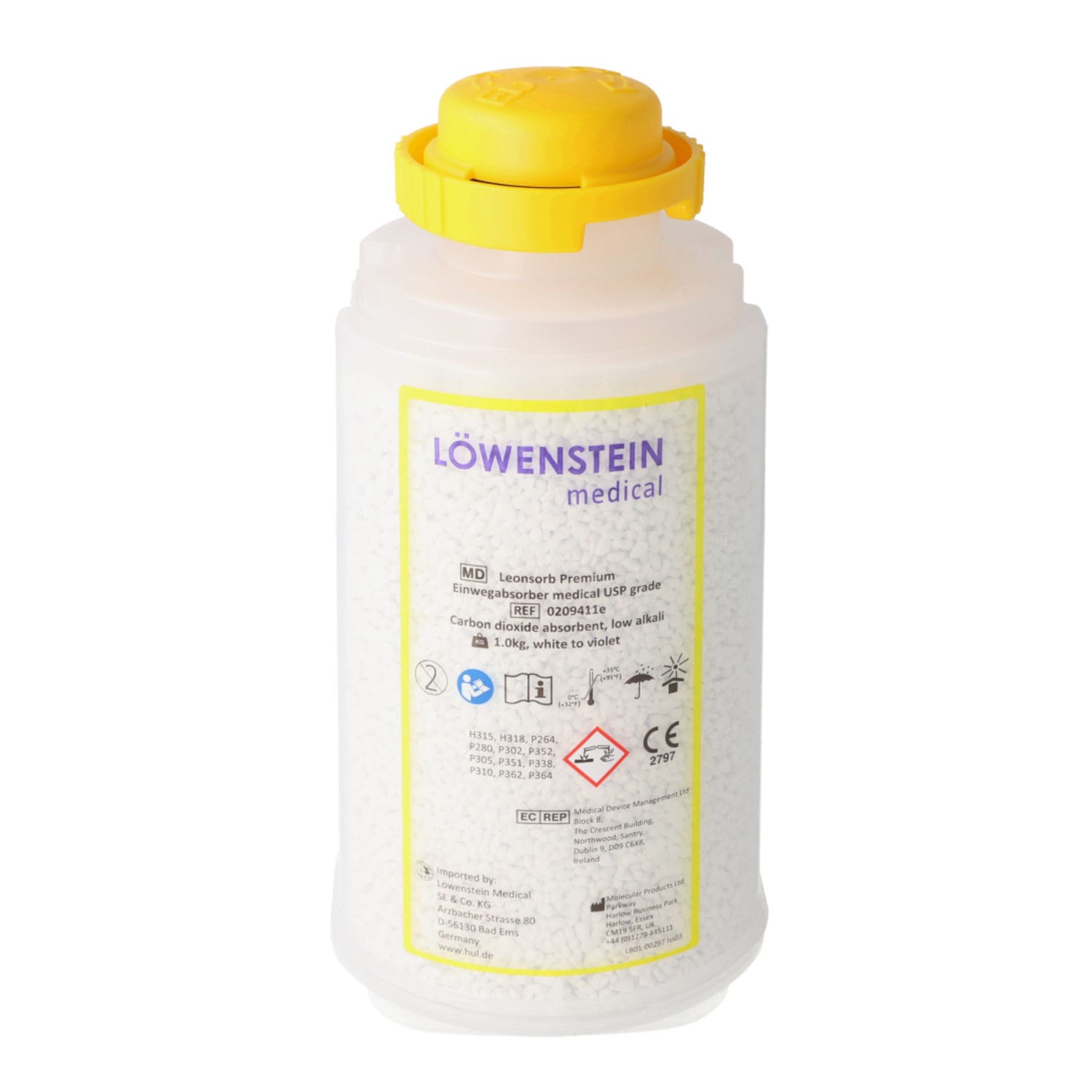 Anesthesia machine carbon dioxide absorbent - Leonsorb premium - Heinen ...