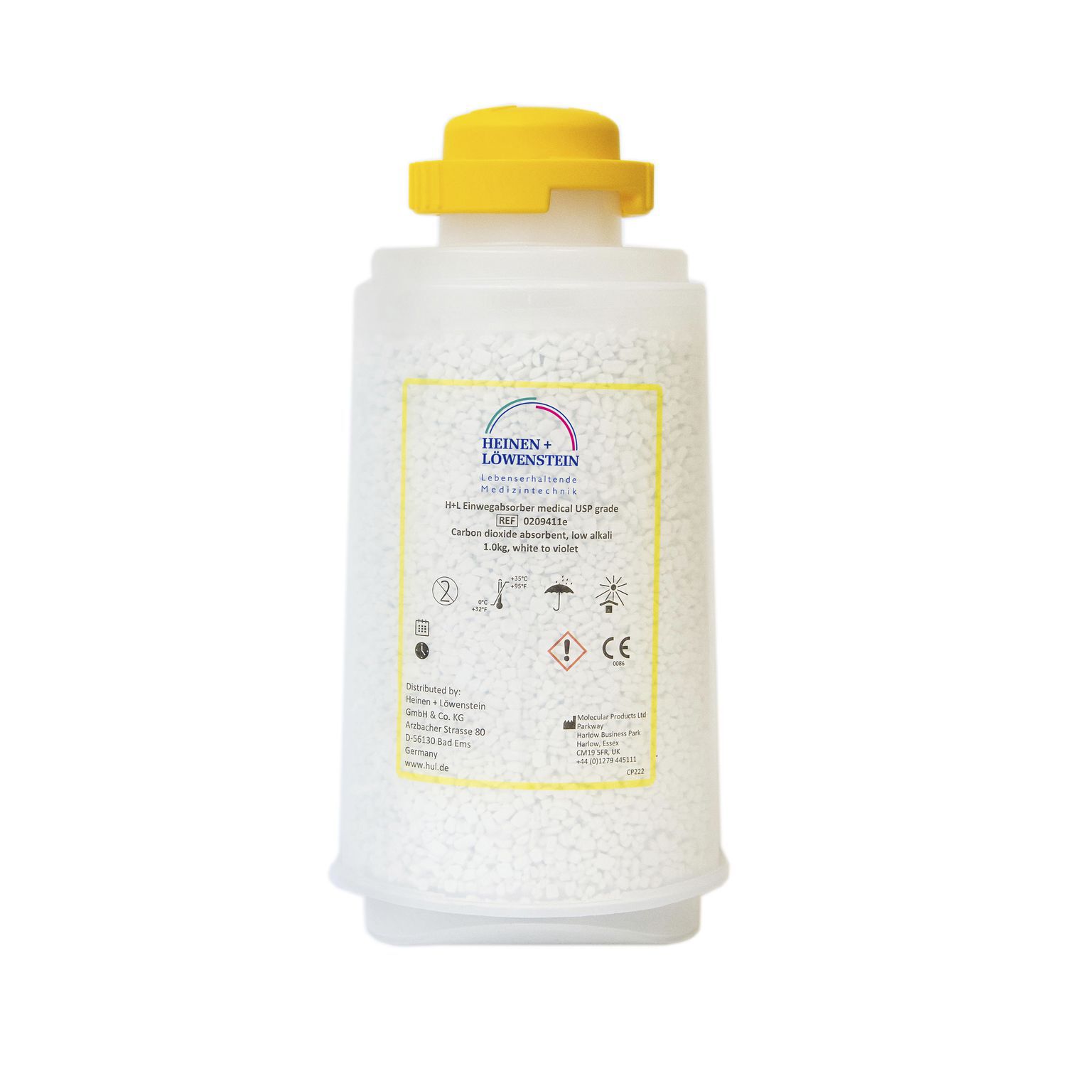 Anesthesia machine carbon dioxide absorbent - Leonsorb premium - Heinen ...