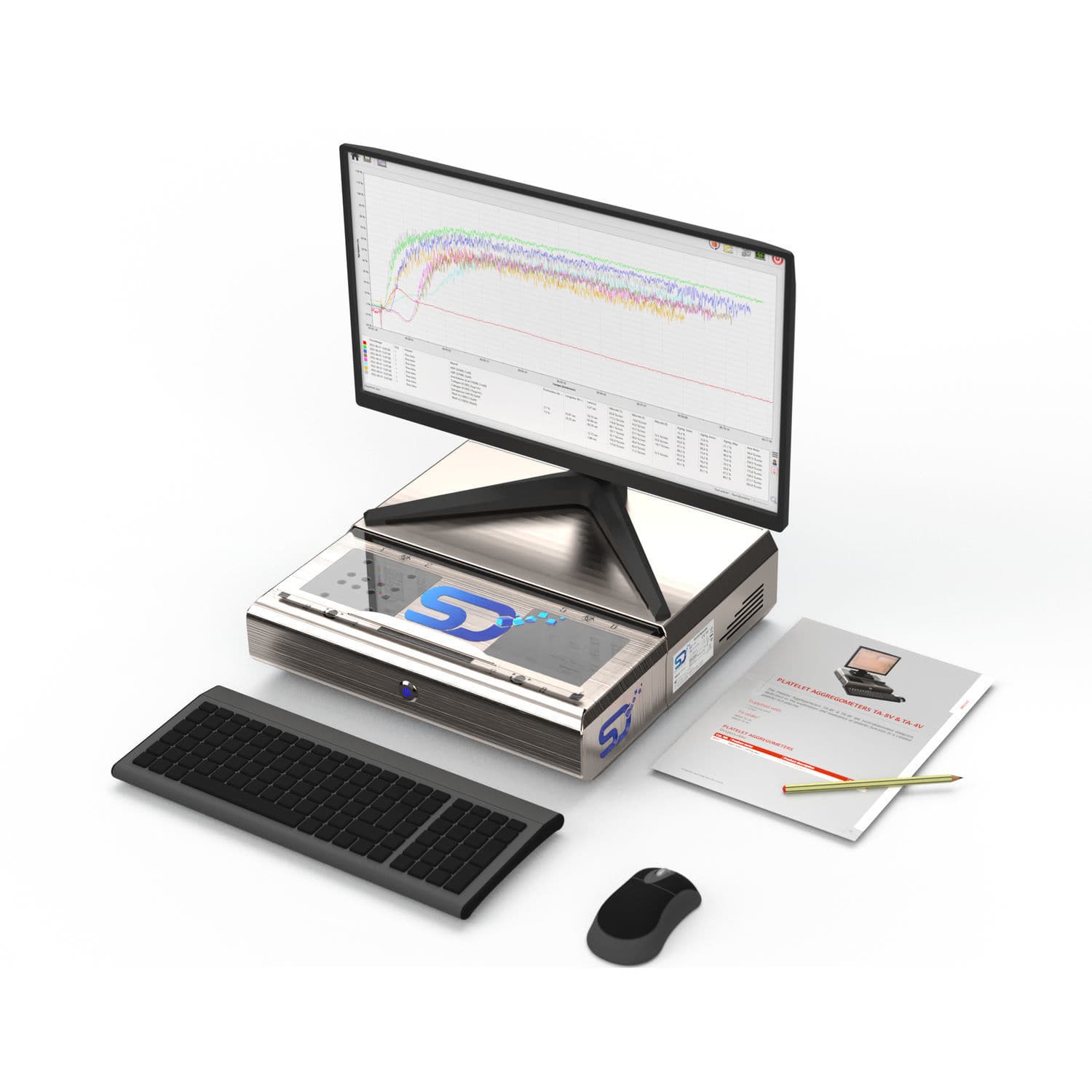 8-channel platelet aggregation system - TA-8V - Stago