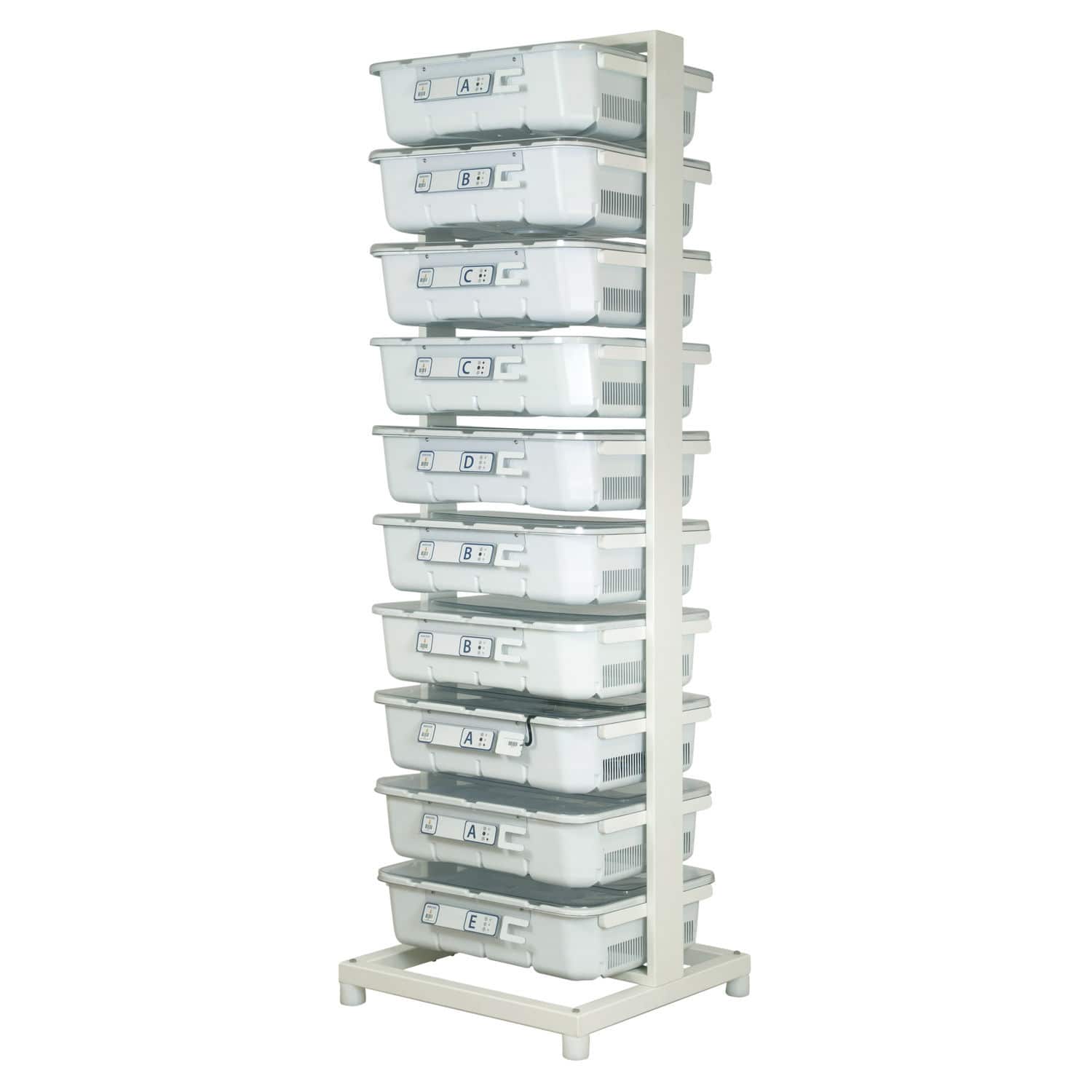 Medical instruments rack - Soluscope - storage / modular / on casters