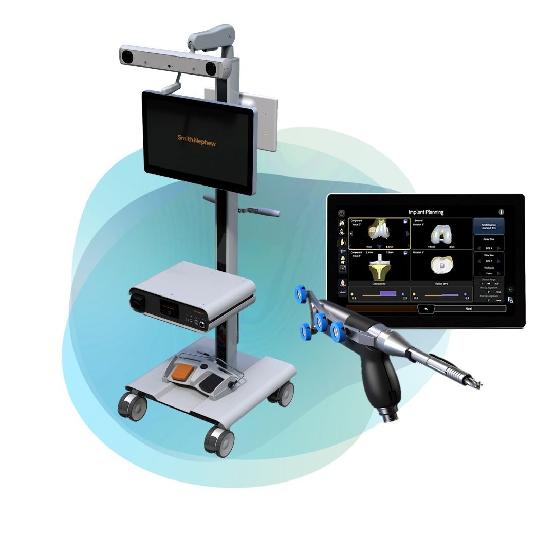 Knee prosthesis positioning surgical navigation system - CORI - Smith ...