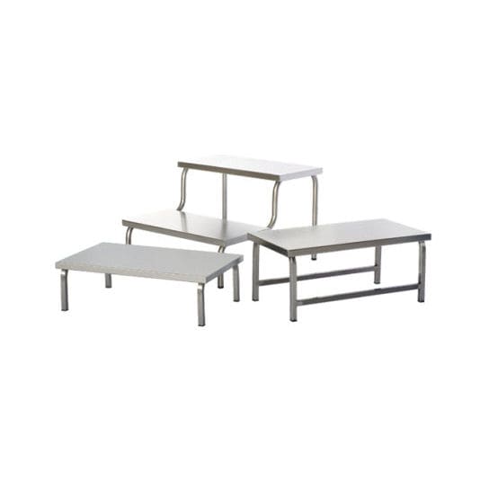 1-step step stool - 40615 - Üzümcü Medical Devices - stainless steel ...