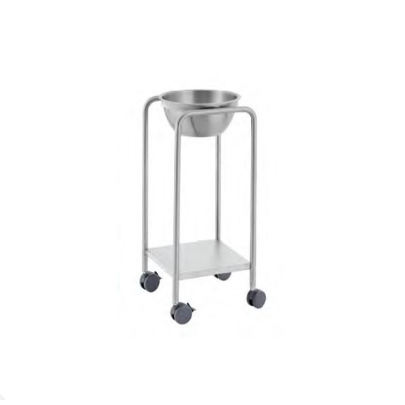 Trolley-mounted surgical basin stand - 40555 - Üzümcü Medical Devices ...