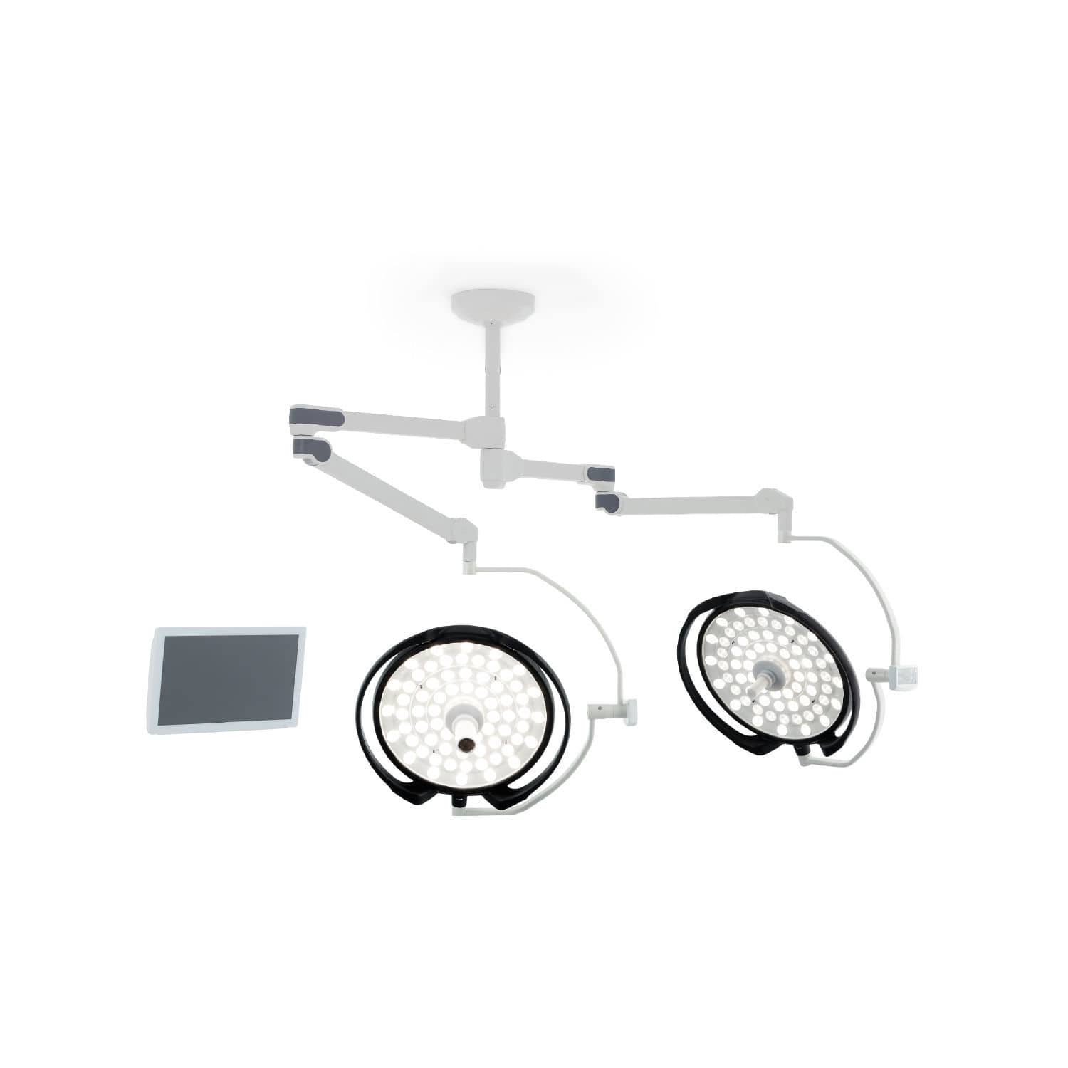 Ceiling-mounted surgical light - DL-66CMW - Üzümcü Medical Devices ...