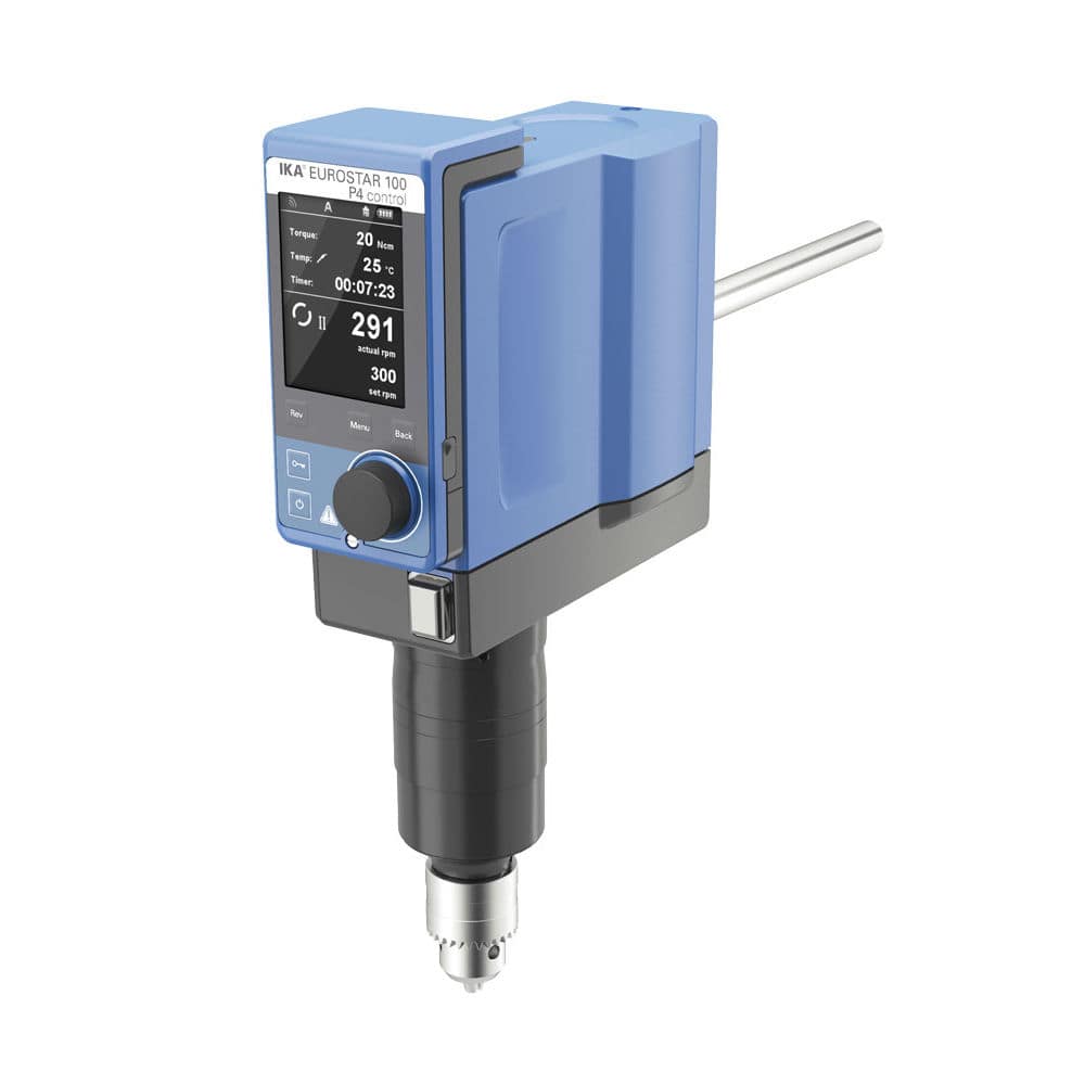 Rotary laboratory stirrer - EUROSTAR 100 P4 control - IKA - overhead ...