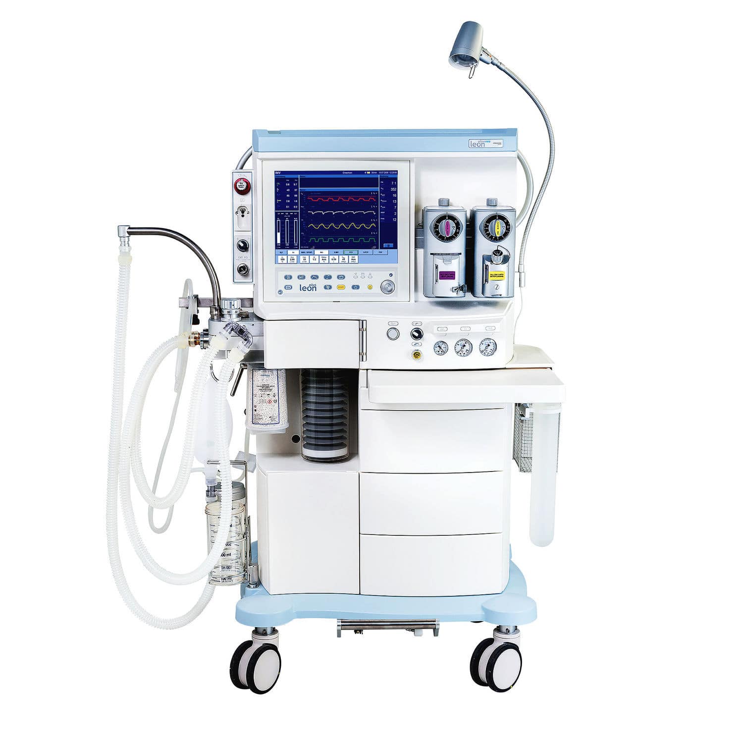 Trolley-mounted anesthesia workstation - Leon plus - Löwenstein Medical ...