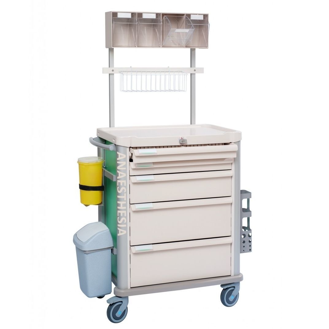 Anesthesia cart - 1006.01A02 - VILLARD MÉDICAL - medication / catheter ...