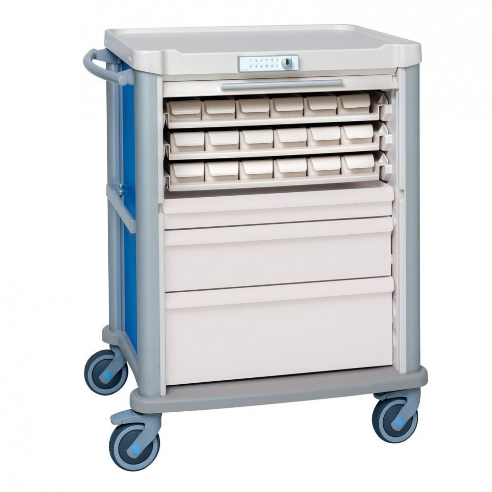 Medication cart - 1006.11T05 - VILLARD MÉDICAL - medical / medicine ...
