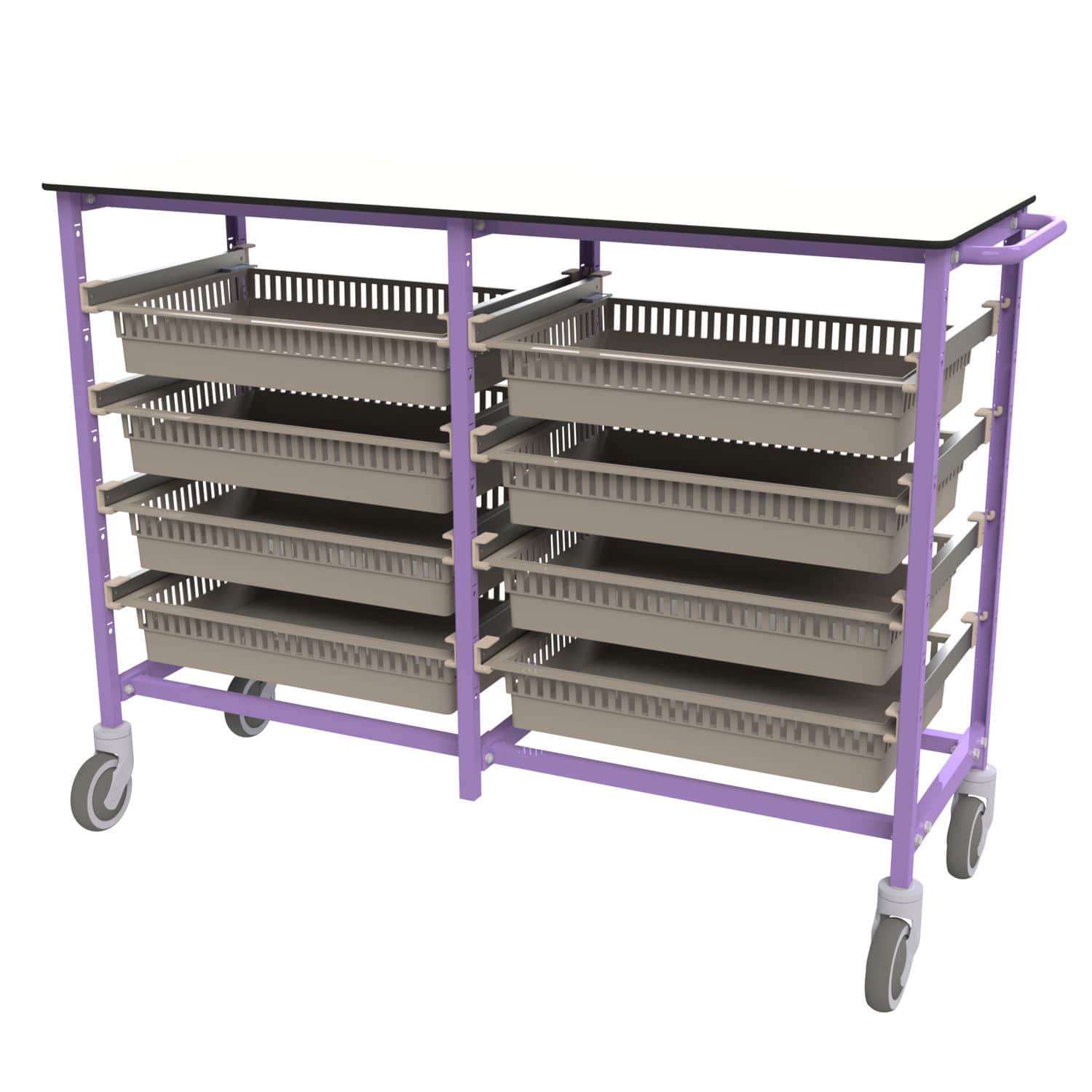 Medical trolley - 1002.14 - VILLARD MÉDICAL - for general purposes ...