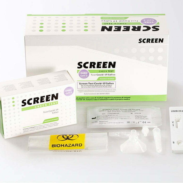 COVID-19 test kit - 982735728 - Screen Italia - for antigens / SARS-COV ...