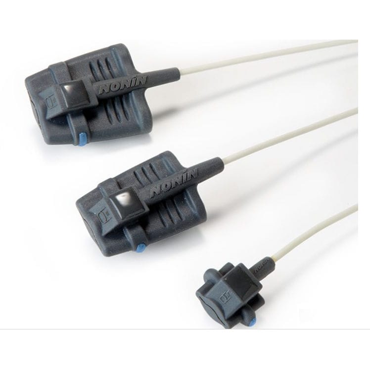 Fingertip SpO2 sensor - 8000S - Nonin - reusable / latex-free