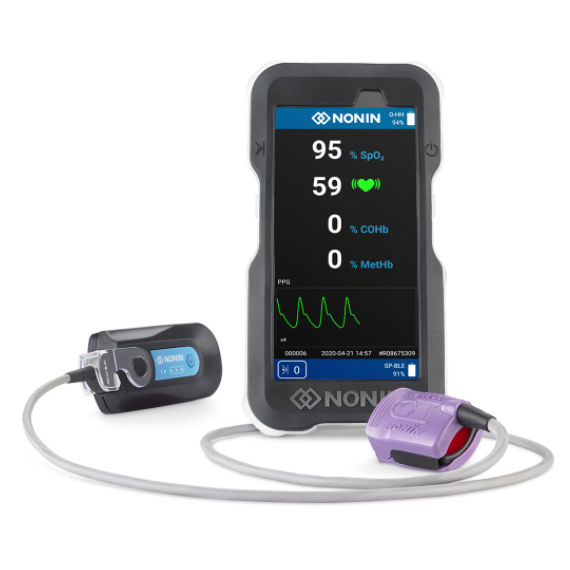 Patient monitor with separate sensor - CO-Pilot™ - Nonin - hand-held ...