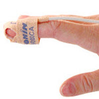 Fingertip SpO2 sensor - 6000C - Nonin - disposable / adhesive