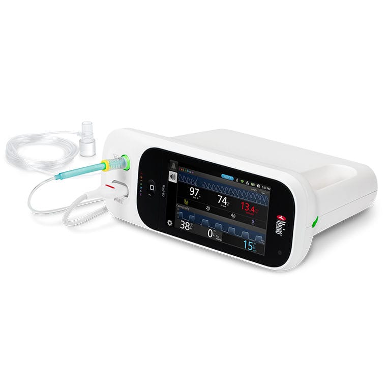 Pulse CO-oximeter with capnograph - Rad-97™ - Masimo - benchtop ...