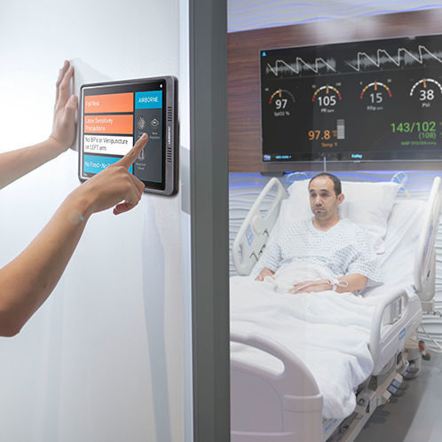 Intensive care display - UniView: 60™ - Masimo - wall-mounted