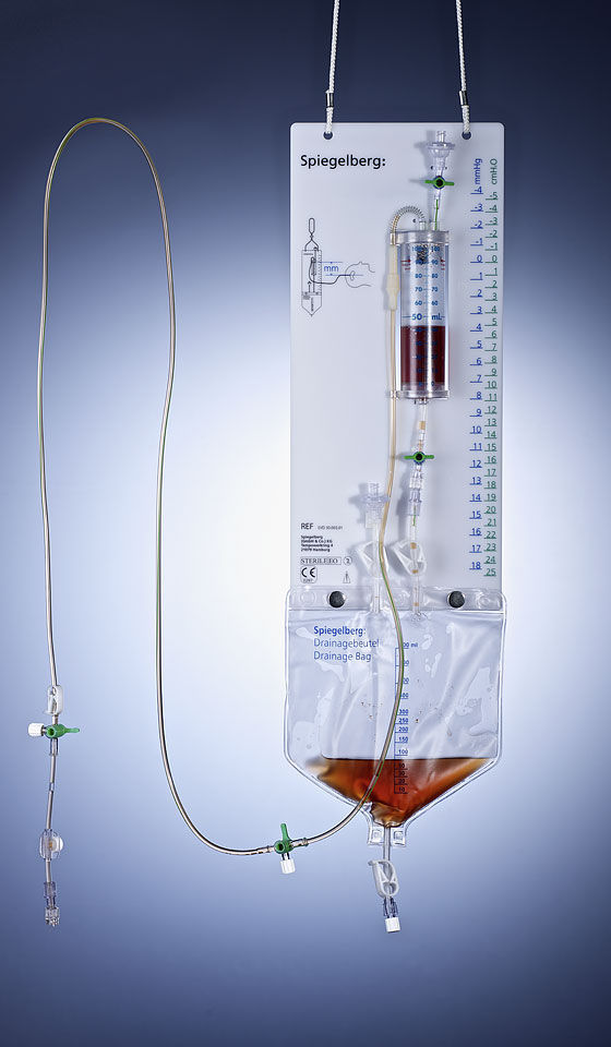 Ventricular drainage set - EVD30.004.01 - Spiegelberg - graduated