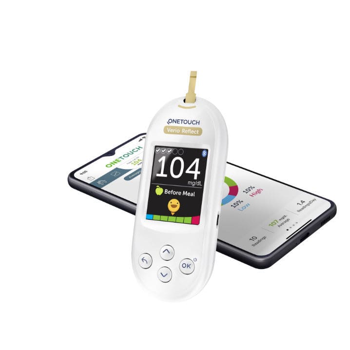 Bluetooth blood glucose meter - OneTouch Verio Reflect® - Lifescan