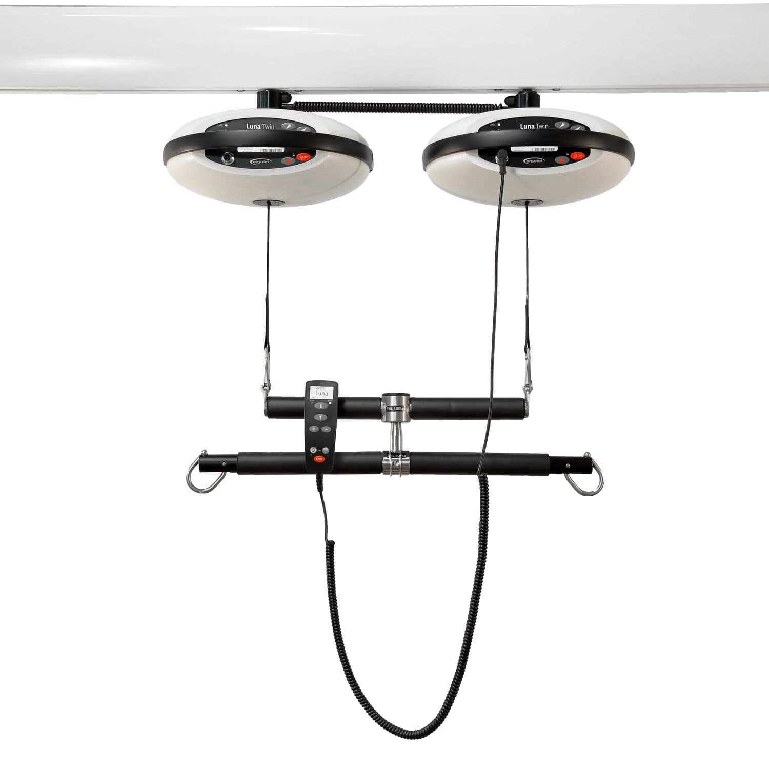 Electric patient lift - LUNA® Twin - Winncare group - ceiling-mounted ...