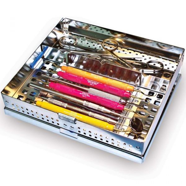 Dental instrument sterilization cassette - Cassette 8 W/V - AMERICAN ...