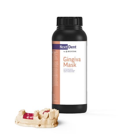 3D printing dental material - Gingiva Mask - 3D Systems - gingival