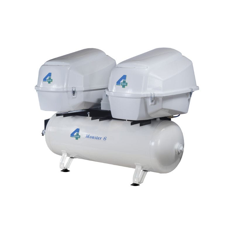 Dental compressor - MONSTER6 - 4TEK SRL - medical / laboratory / piston