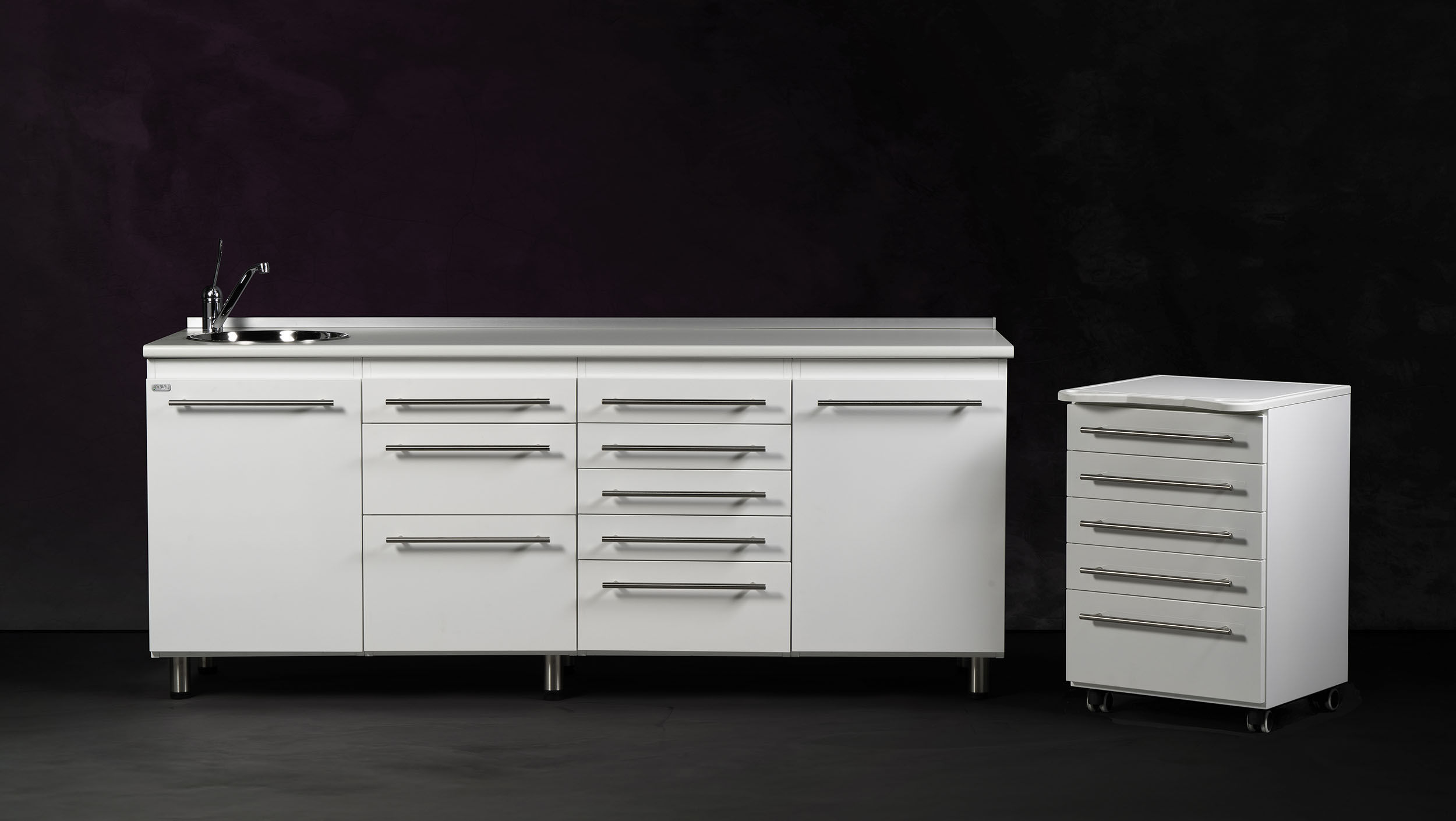 Supply cabinet unit - serie EUROPA - ARIES MEDICAL Srl - for dental ...