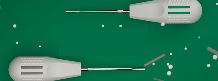 Straight dental elevator - IDEAL - ASA Dental