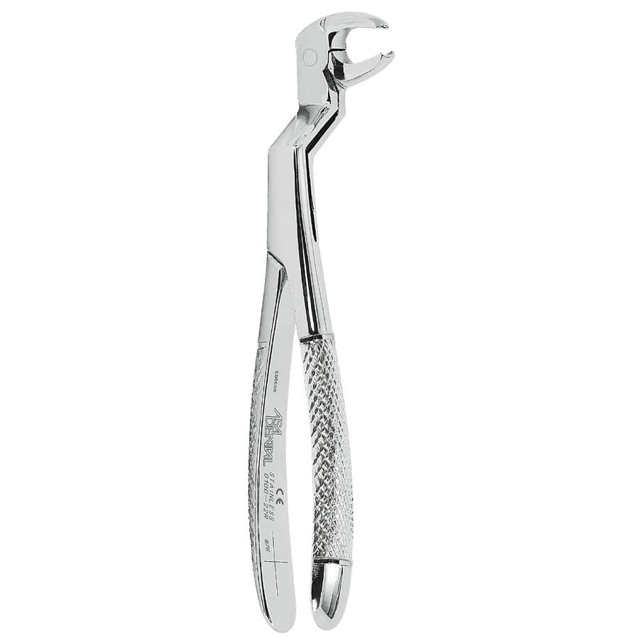 Canine teeth extraction forceps - 0100-22R - ASA Dental - English pattern