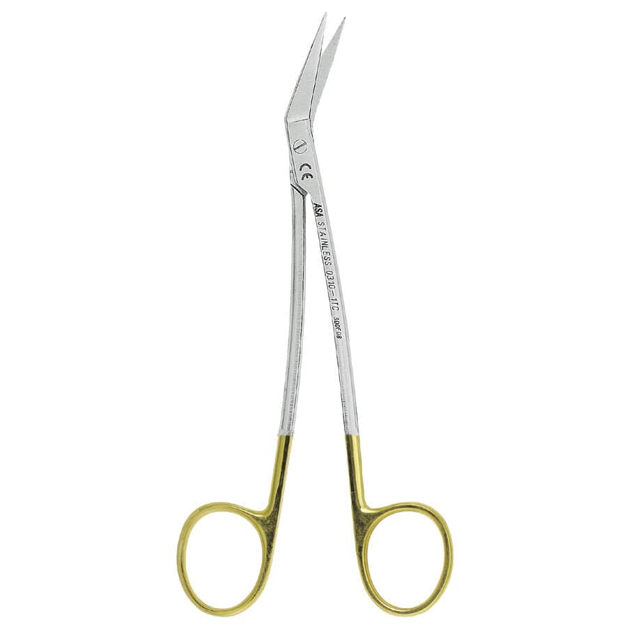 Gum scissors - 0310-1TC - ASA Dental - Locklin / for humans / tungsten ...