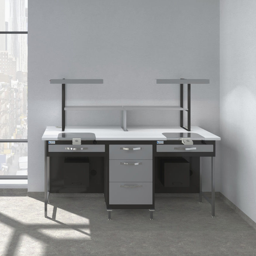 Dental laboratory workstation with light - FOCUS - ASTRA MOBILI ...