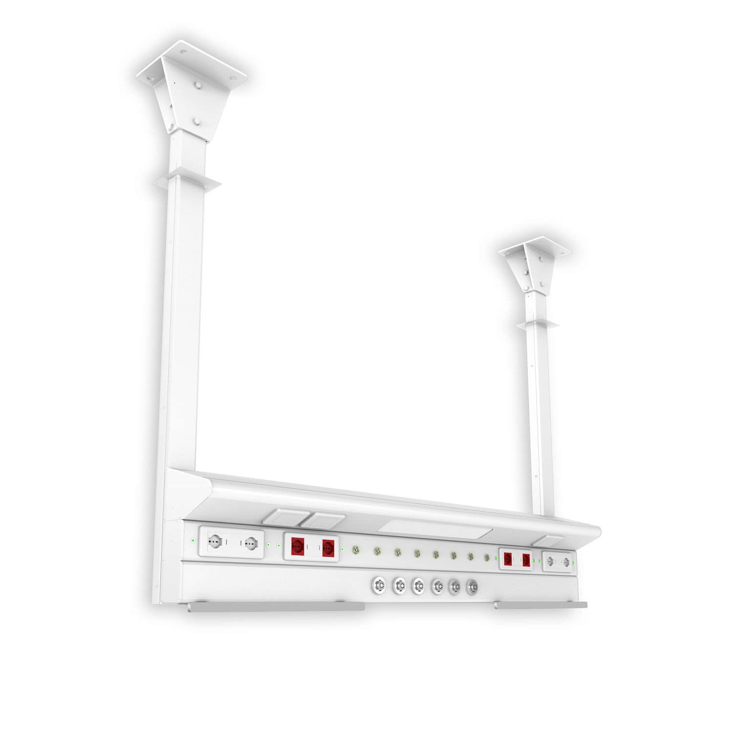 Wall-mounted bed head unit - AUXILIA LDGS.2 - ATENA LUX - horizontal / LED