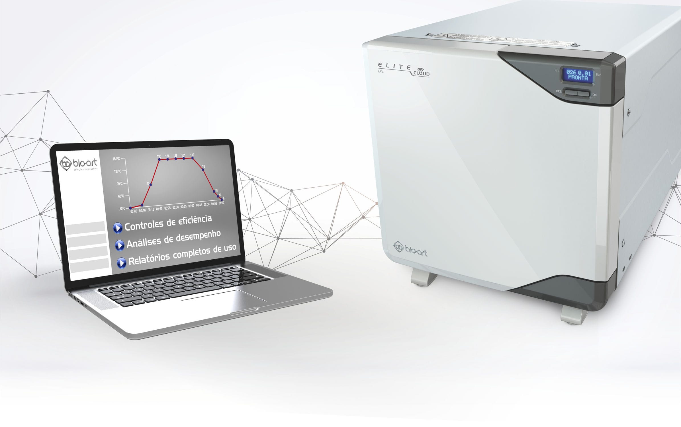 Medical autoclave - Elite Cloud - BIO-ART EQUIPAMENTOS ODONTOLÓGICOS ...