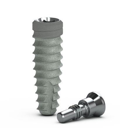 Tapered dental implant - TLXP38xx series - BioHorizons - titanium ...