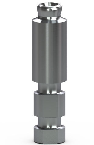 Stainless steel dental implant analog - ODSA - BioHorizons - straight