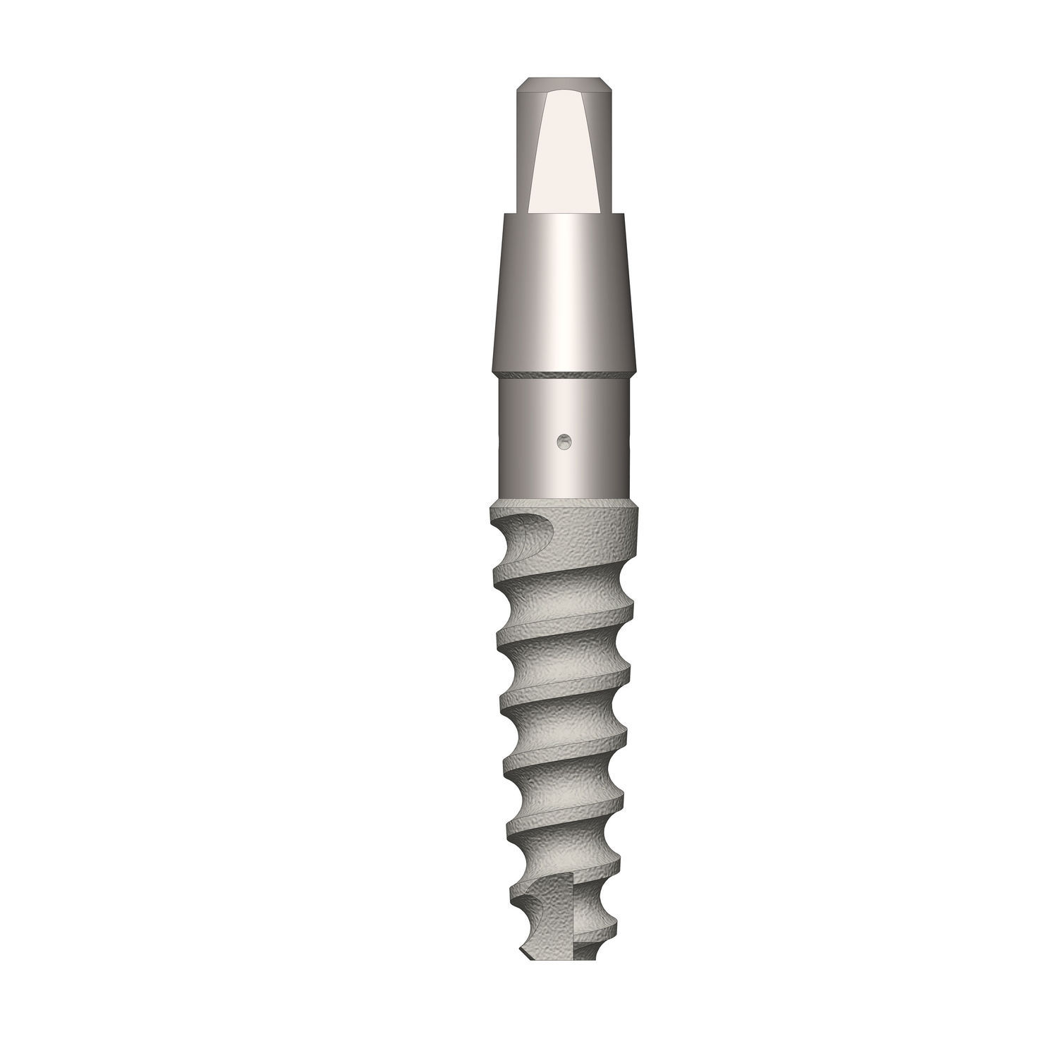 Conical dental implant / titanium / external / cemented - One Piece ...