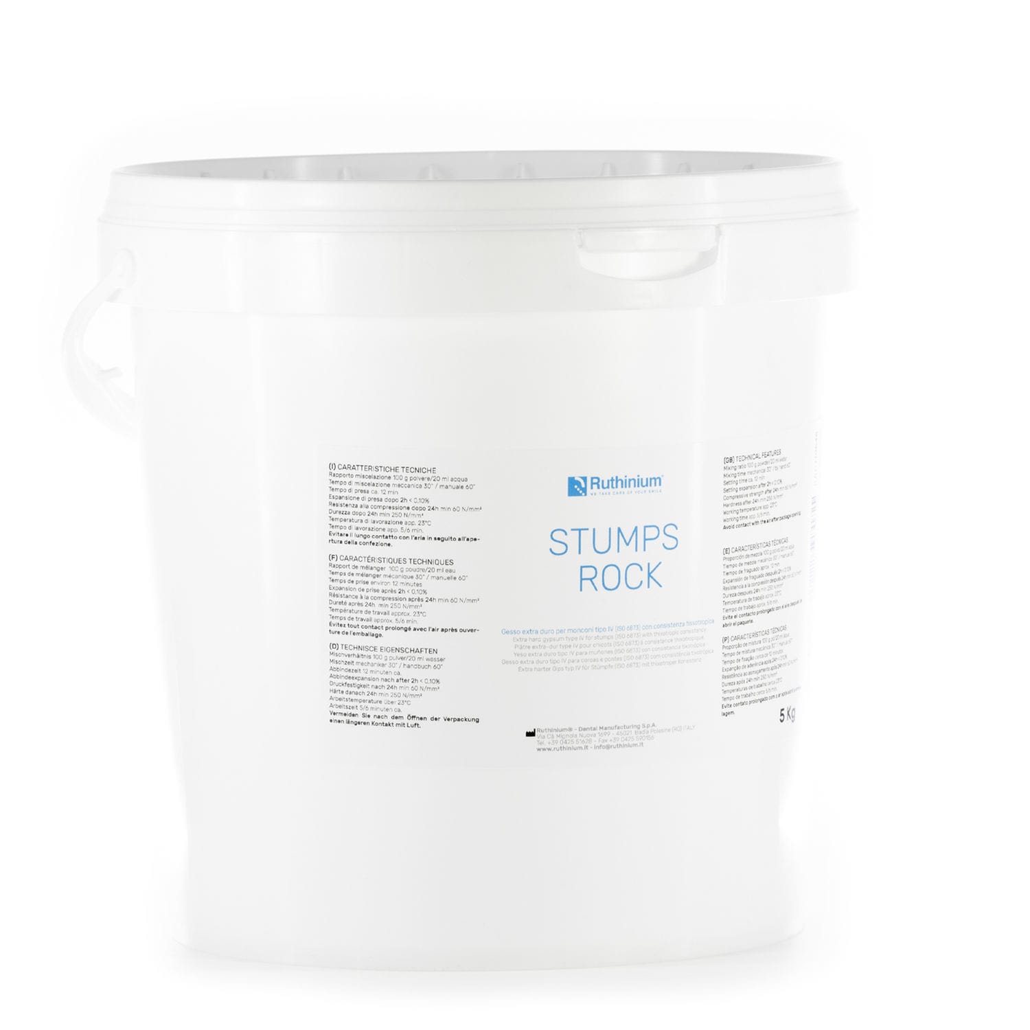 Plaster dental material - STUMPS ROCK - Ruthinium Group - for ...