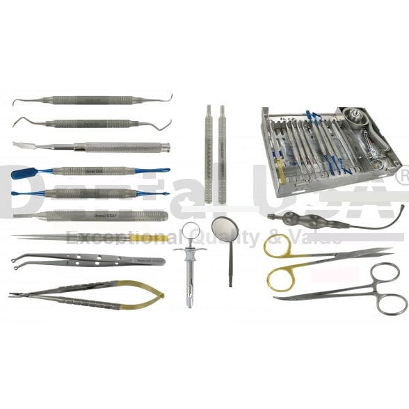 Dental surgery instrument kit - 9017-CLRA - Power Dental USA