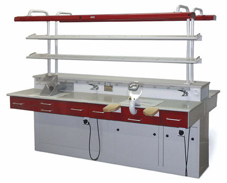 Dental laboratory workstation - Pedestal - DentalEZ Group