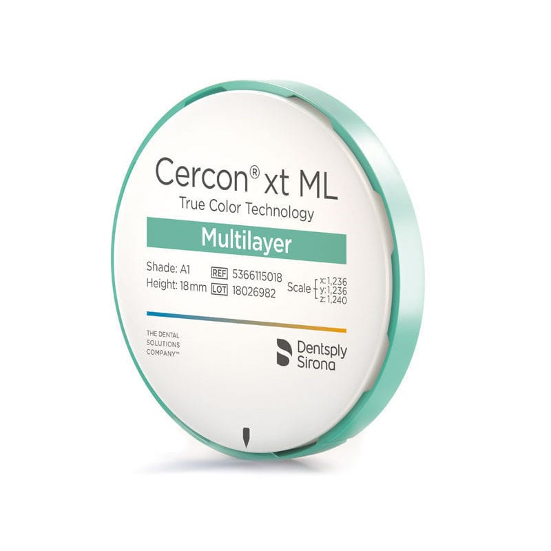 Zirconia dental material - Cercon xt ML - DENTSPLY MAILLEFER ...